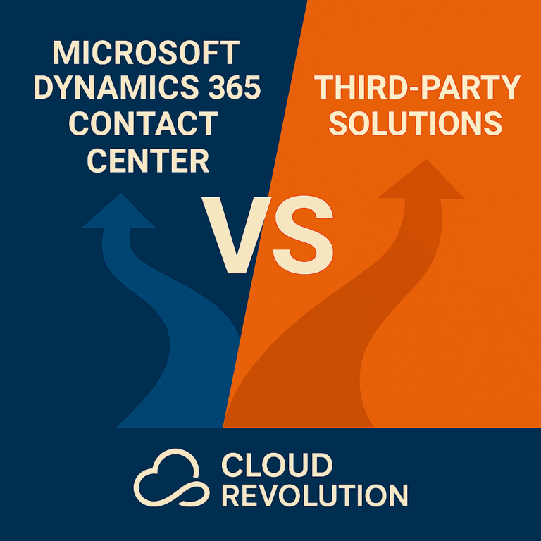 When To Use Dynamics 365 Contact Center (Vs Third Party) - Cloud Revolution